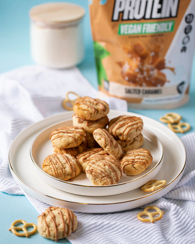 Snack Recipes | Salted Caramel Pretzel Cookies – Muscle Nation