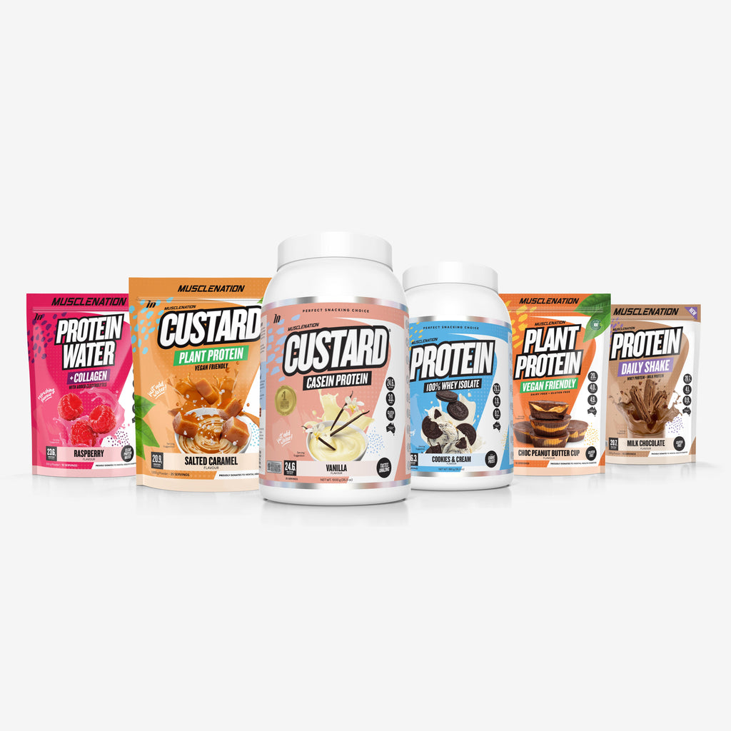CUSTARD Casein Protein - Vanilla - 25 serves – Muscle Nation