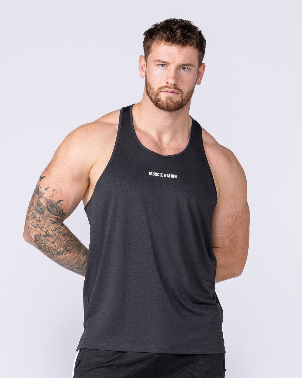 Aero Y Back Singlet - Black – Muscle Nation