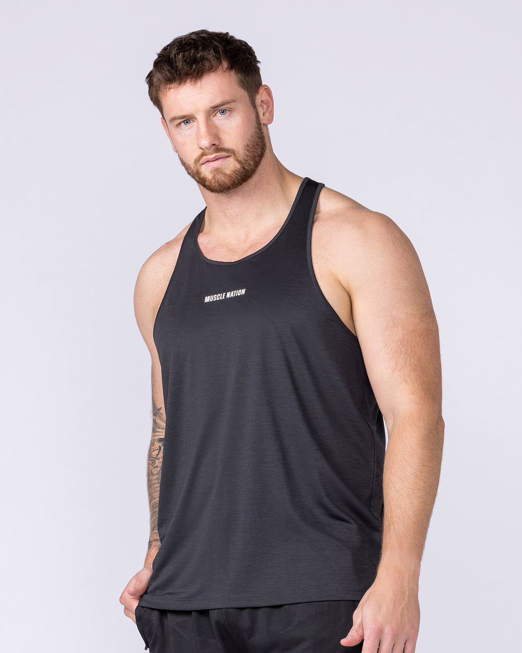 Aero Y Back Singlet - Black – Muscle Nation