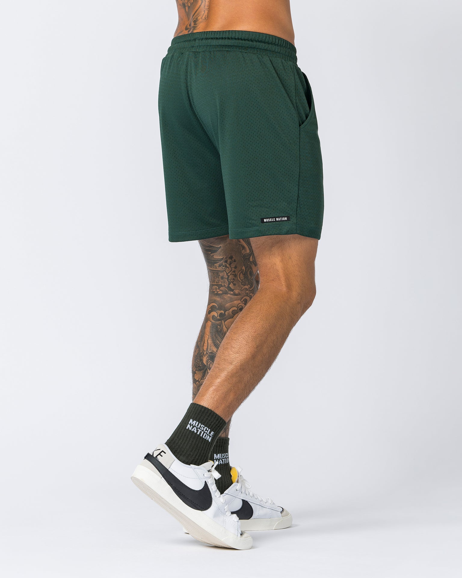 Lay Up 5" Shorts - Sporting Green - Muscle Nation