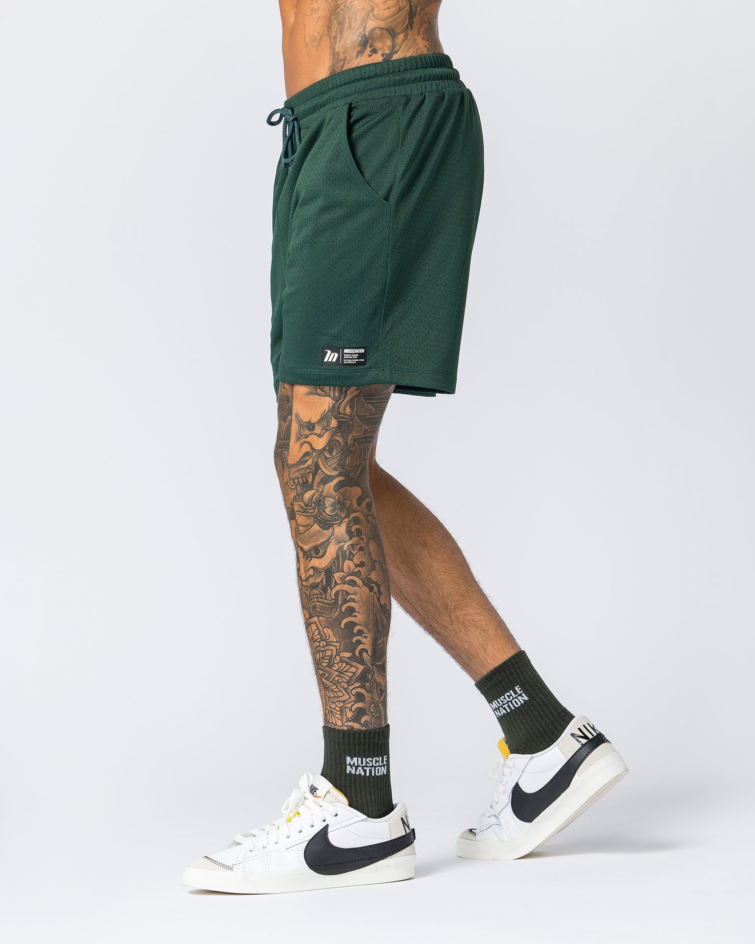 Lay Up 5" Shorts - Sporting Green - Muscle Nation