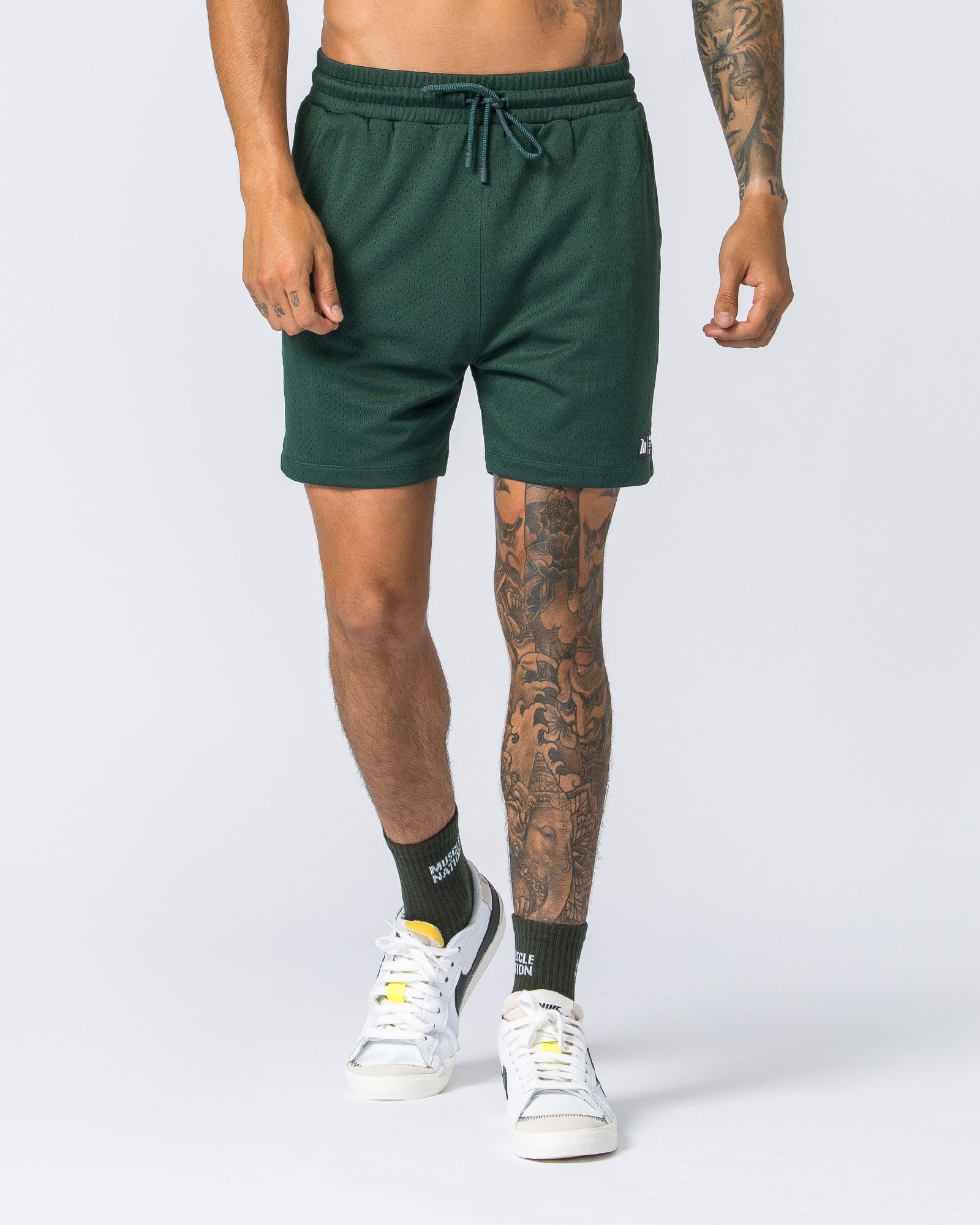 Lay Up 5" Shorts - Sporting Green - Muscle Nation