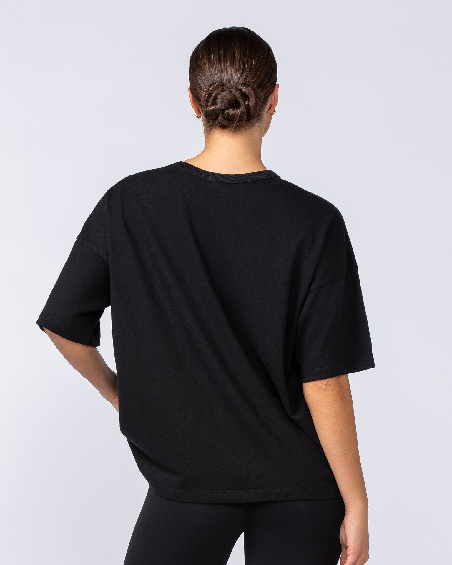 Boxy Fit Tee - Black - Muscle Nation