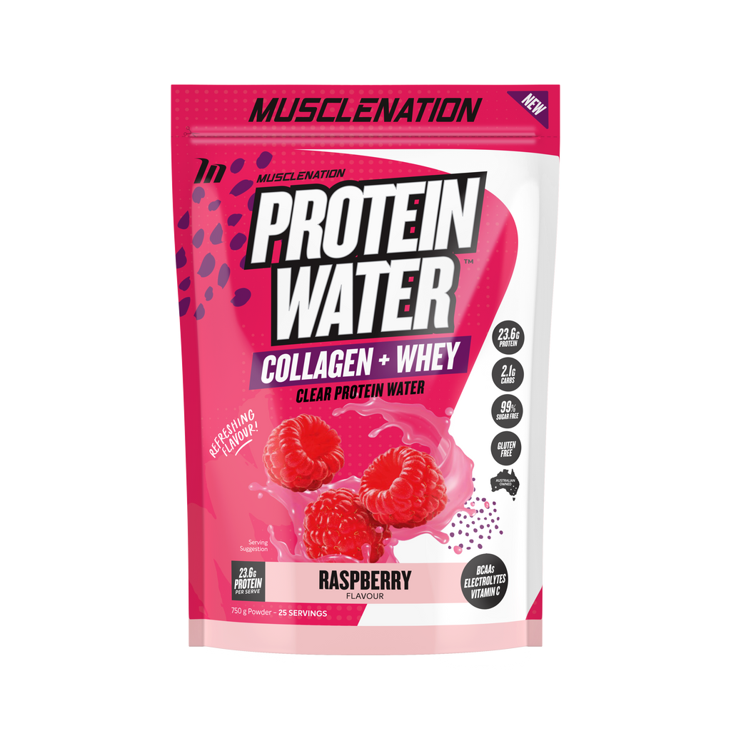 PROTEIN WATER - Raspberry - 25 serves 750g - Muscle Nation