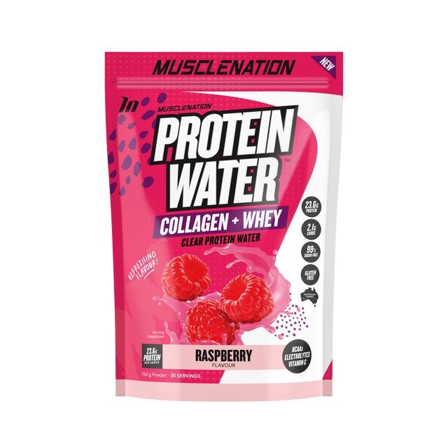 PROTEIN WATER - Raspberry - 25 serves 750g - Muscle Nation