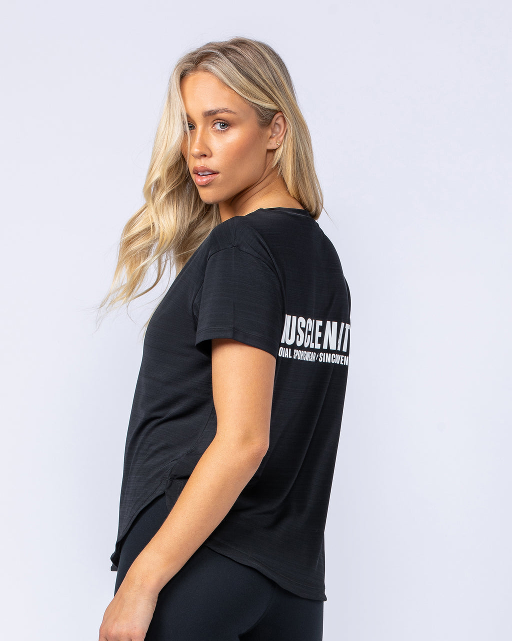 Ignite Training Tee - Black (Original Logo) – Muscle Nation