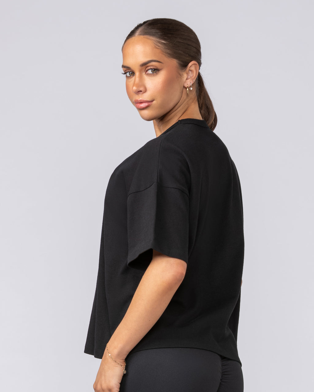 Boxy Fit Tee - Black – Muscle Nation