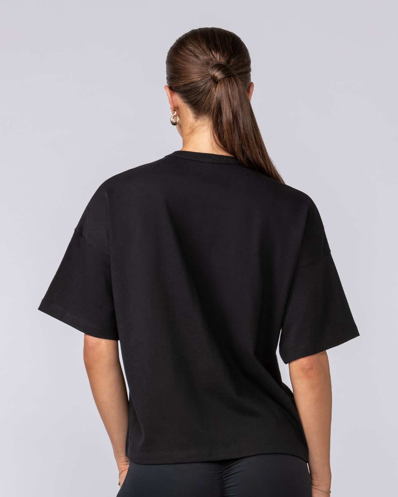 Boxy Fit Tee - Black – Muscle Nation