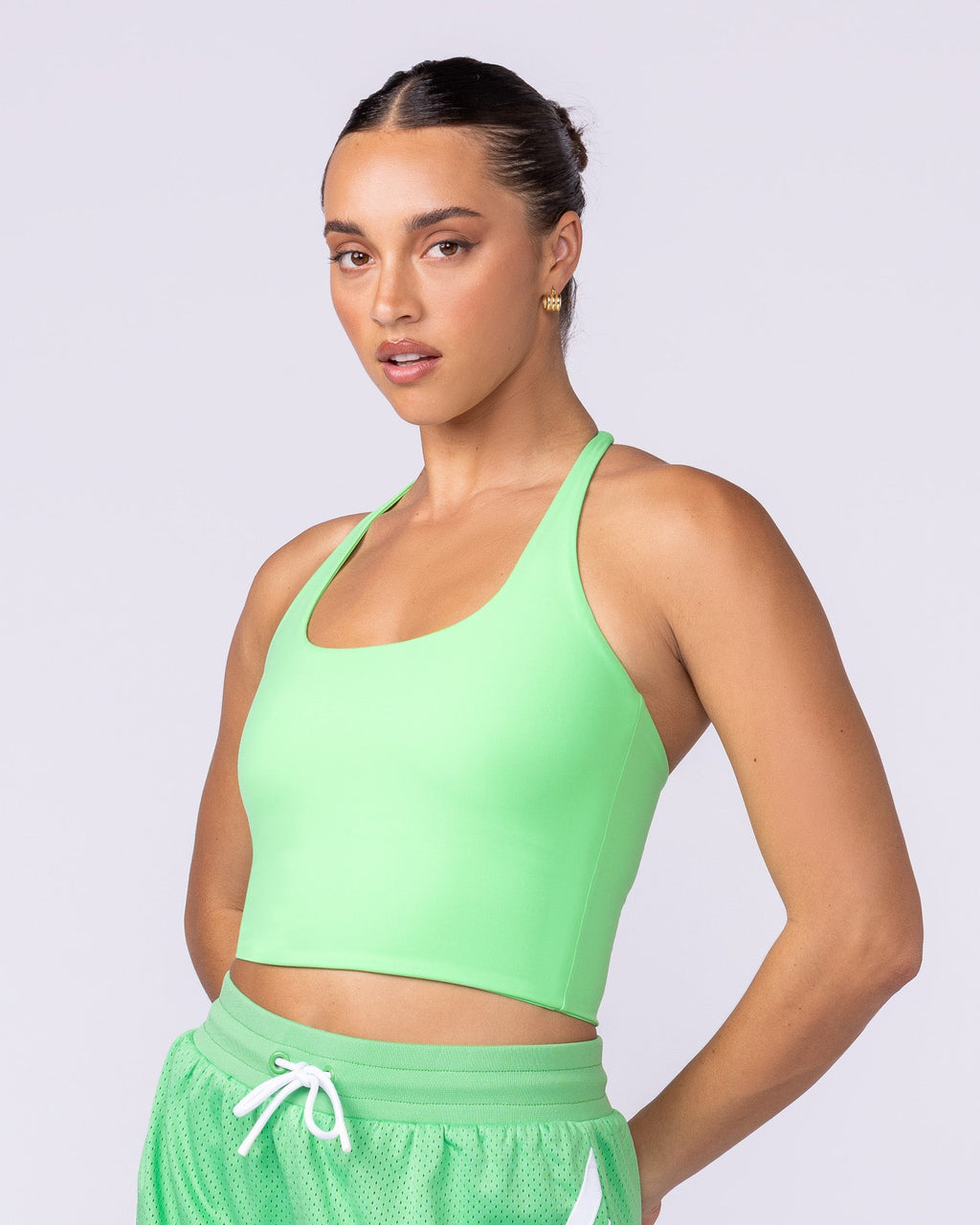 Captivate Bra Tank - Key Lime – Muscle Nation