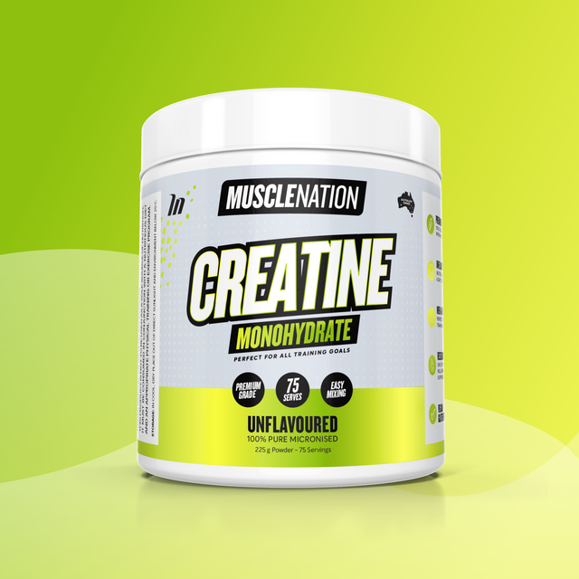 CREATINE MONOHYDRATE - Unflavoured - 75 serves – Muscle Nation