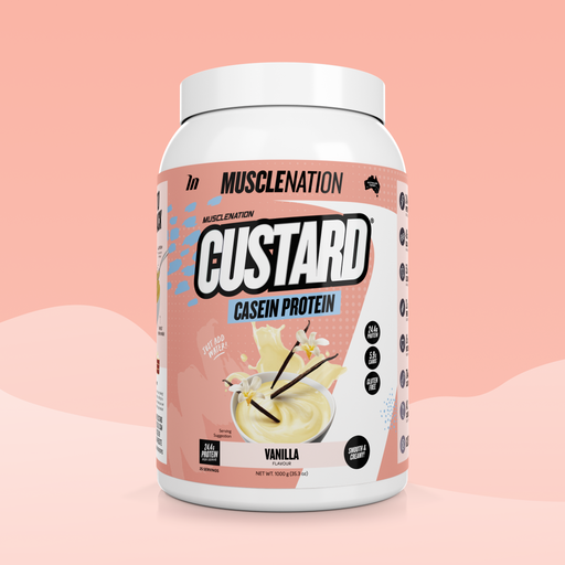 Casein Protein - Order Custard Casein Protein Powder – Muscle Nation