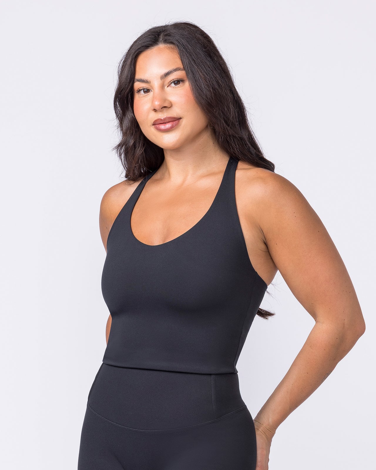 Everyday Form Cropped Tank - Black – Muscle Nation