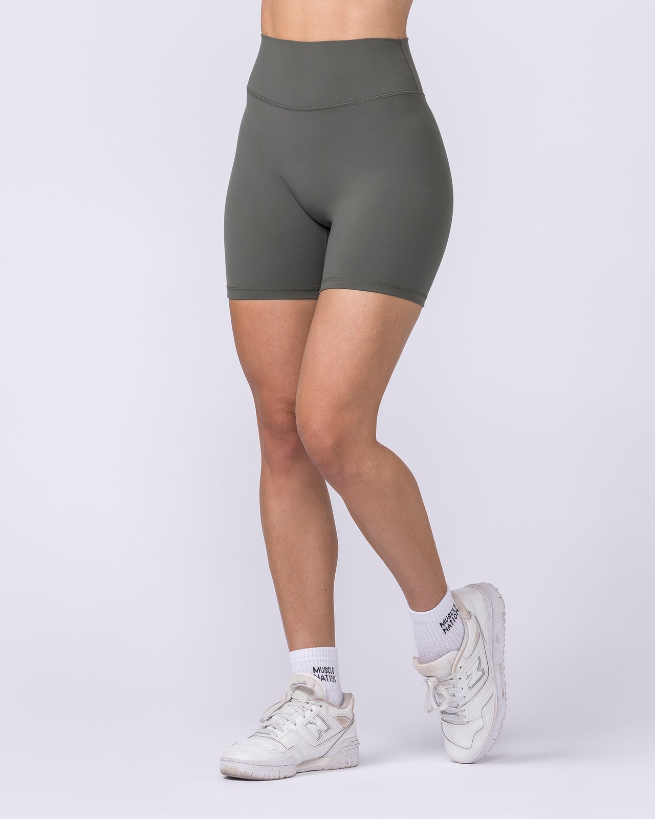 Liberty Zero Rise Bike Shorts - Eucalyptus – Muscle Nation