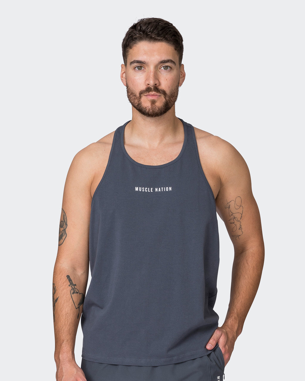 Infinite Y Back Singlet - Thunder – Muscle Nation
