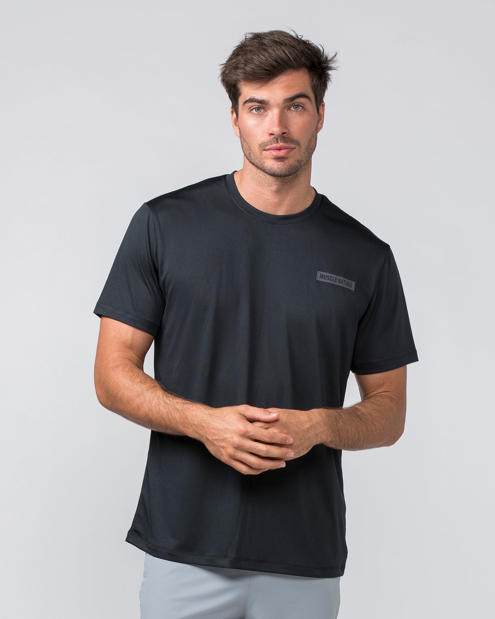 Relaxed Active Tee - Black - Muscle Nation