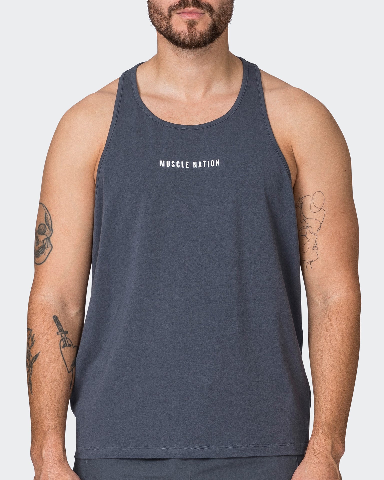 Infinite Y Back Singlet - Thunder – Muscle Nation