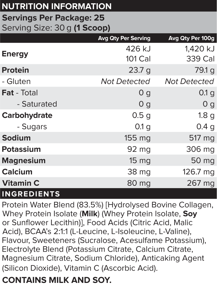PROTEIN WATER - Lychee - 23.7g Protein | Australia's #1 Clear Protein ...