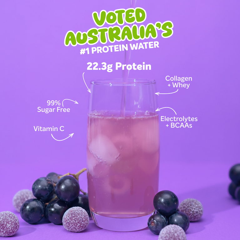 PROTEIN WATER - Grape - 22.3g Protein | Australia's #1 Clear Protein ...