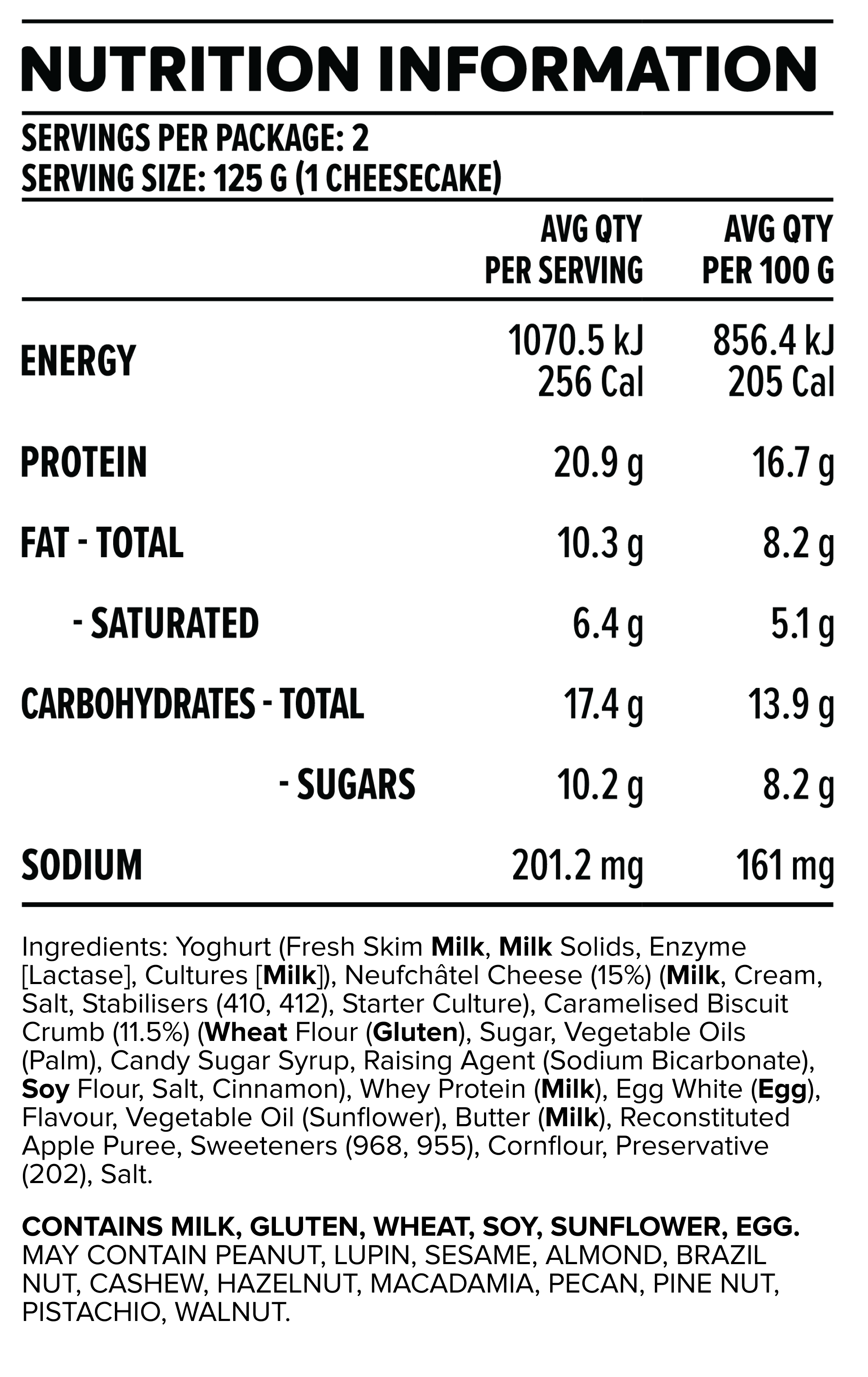 Protein Cheesecake - Caramel Biscuit – Muscle Nation