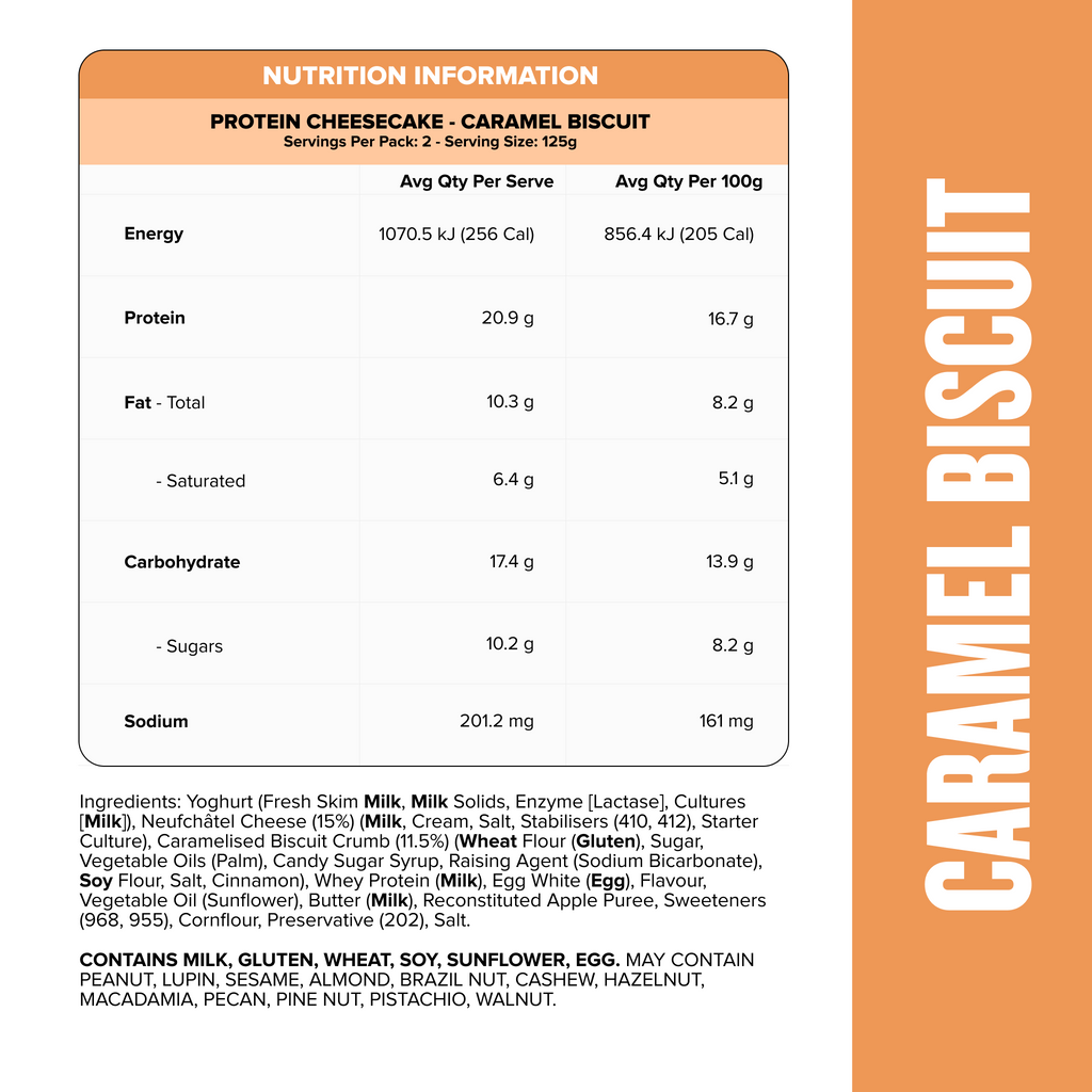 Protein Cheesecake - Caramel Biscuit – Muscle Nation