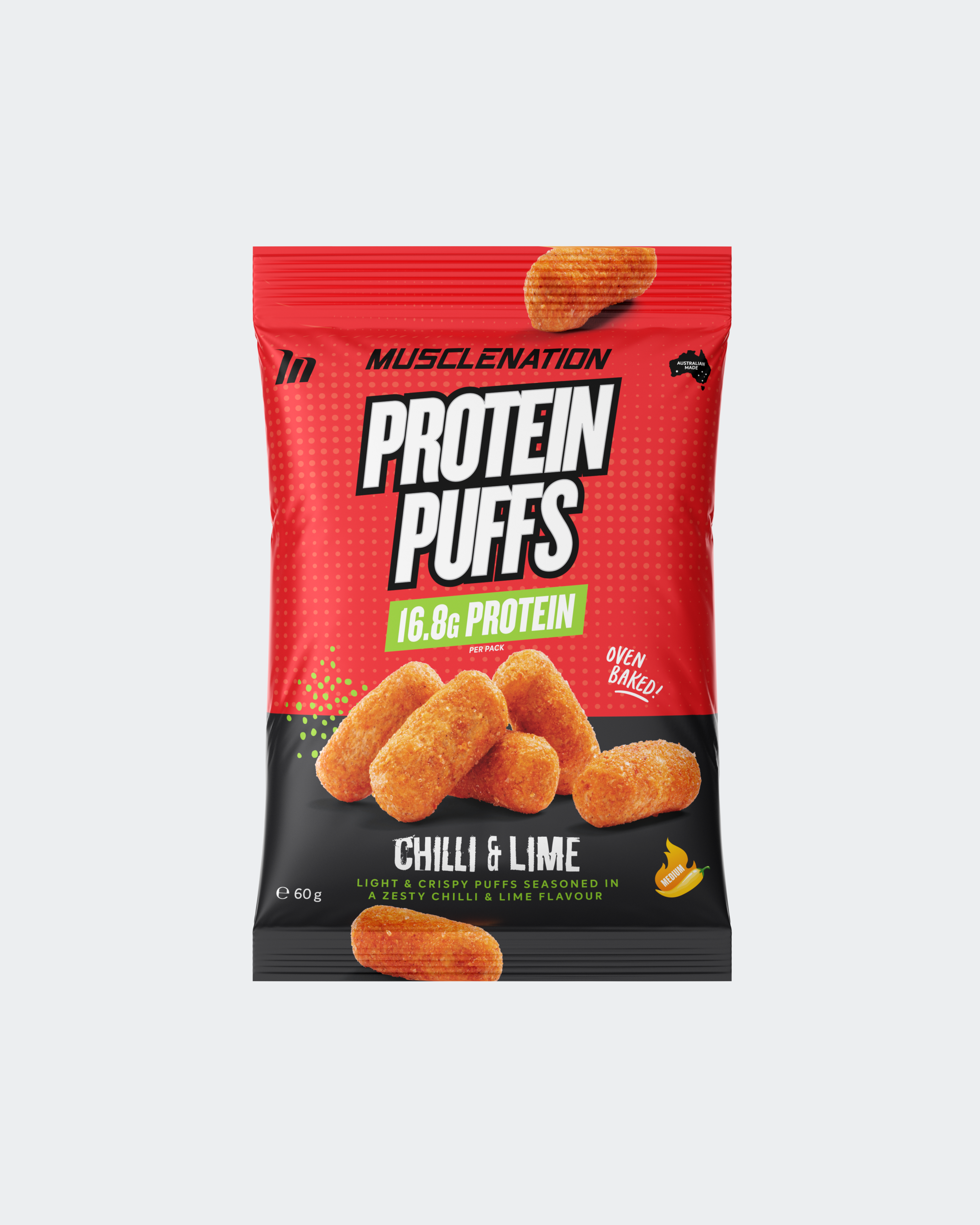 Muscle Nation Protein Puffs | Puffy Protein-Packed Snacks