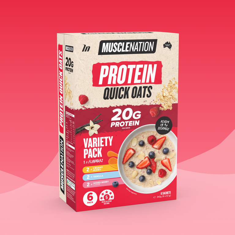 PROTEIN Quick Oats - Variety Packs - 6 Sachets – Muscle Nation