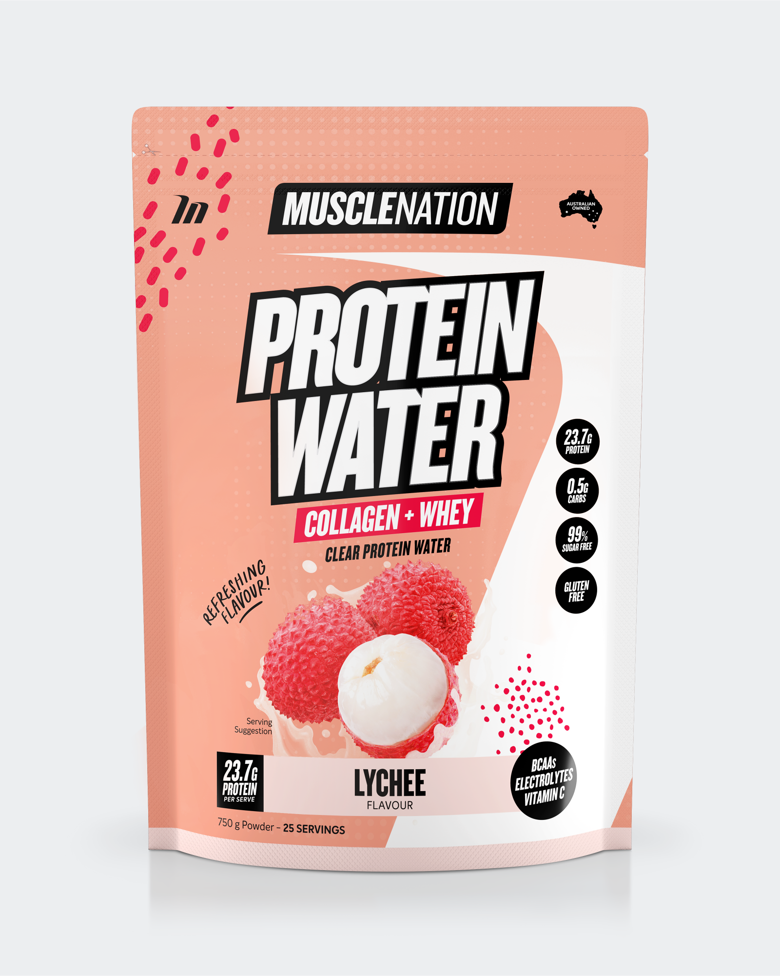 PROTEIN WATER - Lychee - 23.7g Protein | Australia's #1 Clear Protein ...