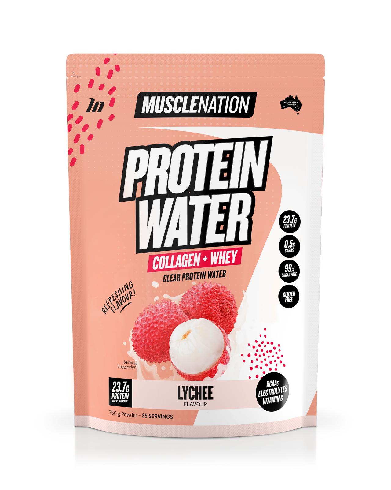PROTEIN WATER - Lychee - 23.7g Protein | Australia's #1 Clear Protein ...