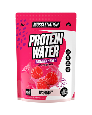 PROTEIN WATER - Raspberry - 25 serves 750g – Muscle Nation