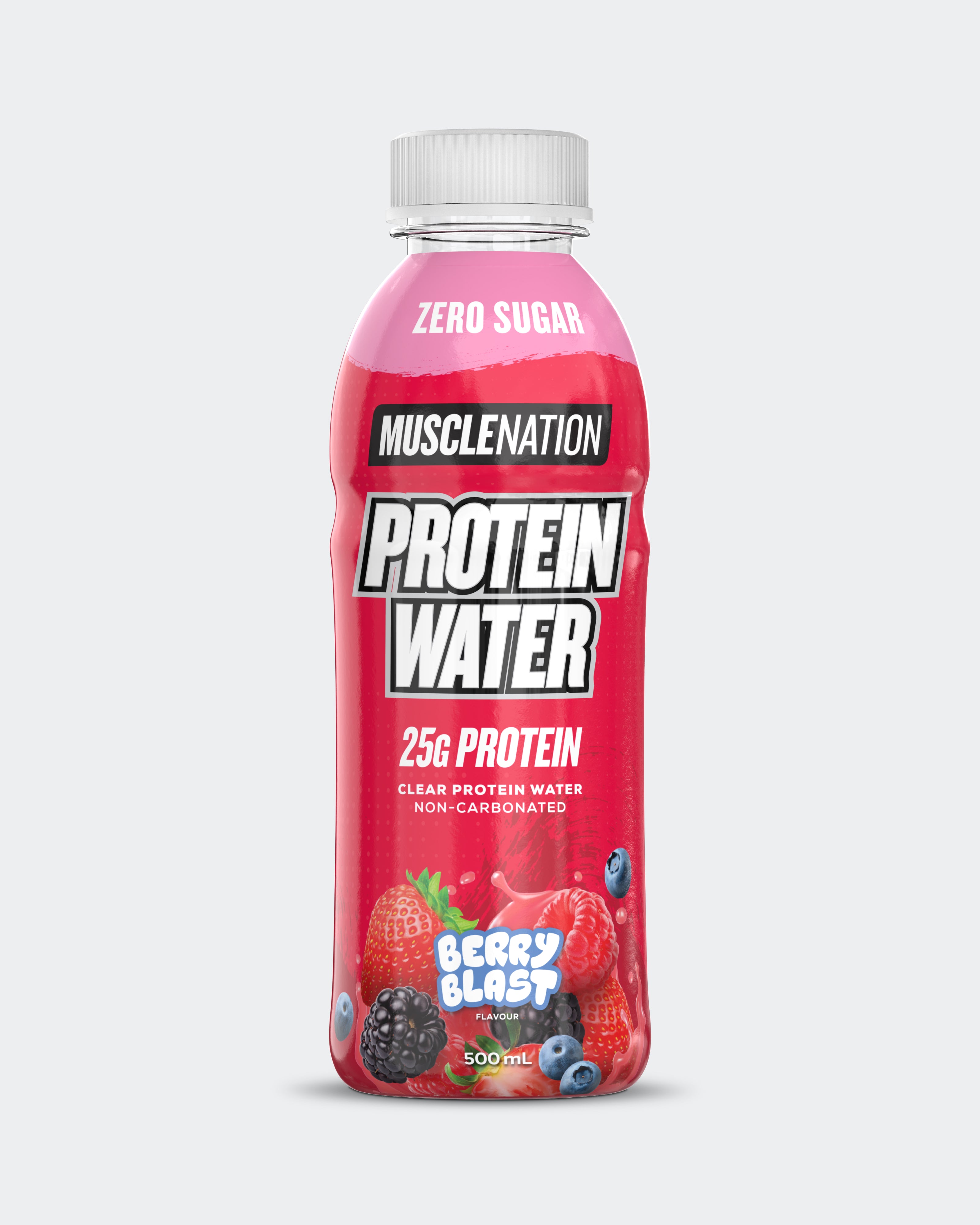 RTD Protein Water - Berry Blast 500ml Bottle – Muscle Nation
