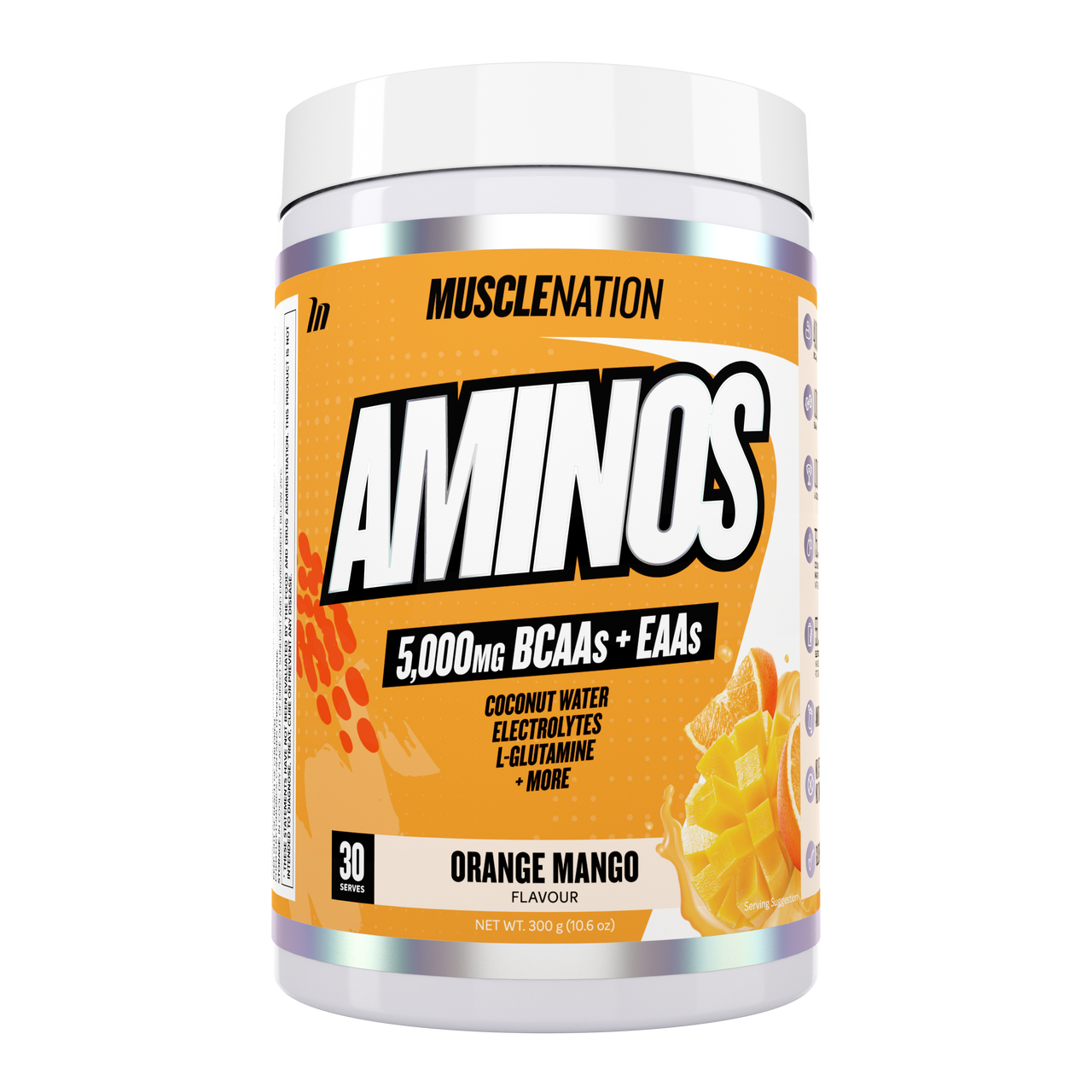 AMINOS + HYDRATION - Orange Mango - 30 serves - Muscle Nation