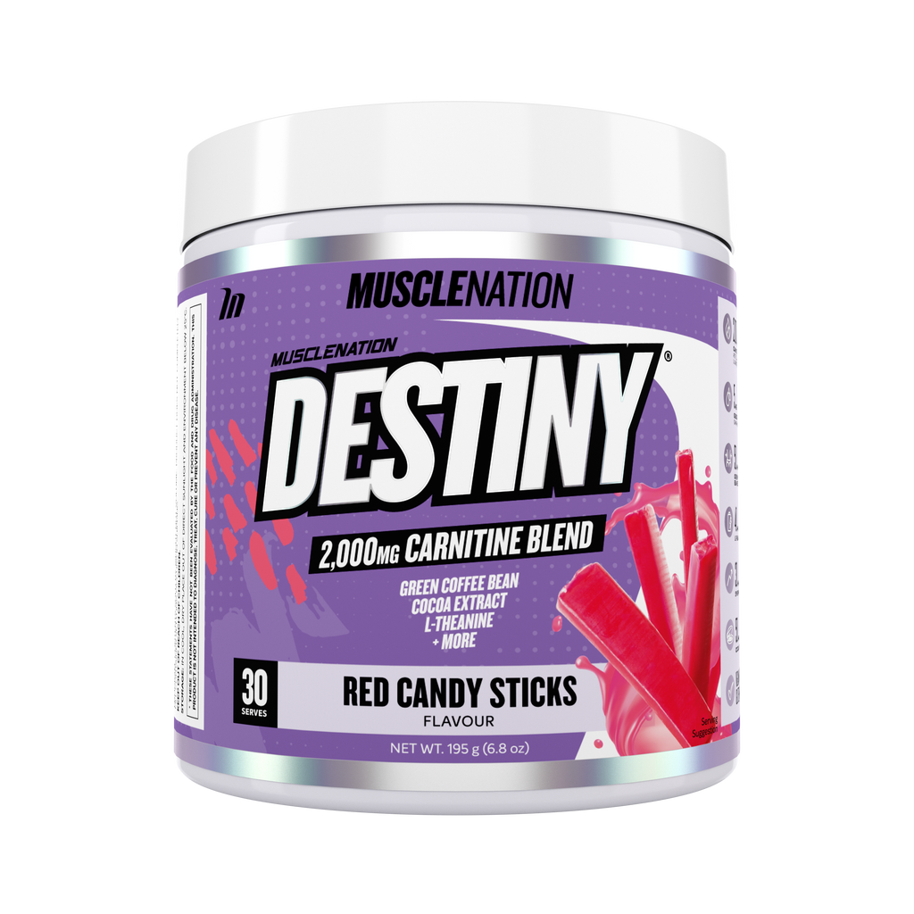 DESTINY Pre Workout Burn - Red Candy Sticks - 30 serves - Muscle Nation