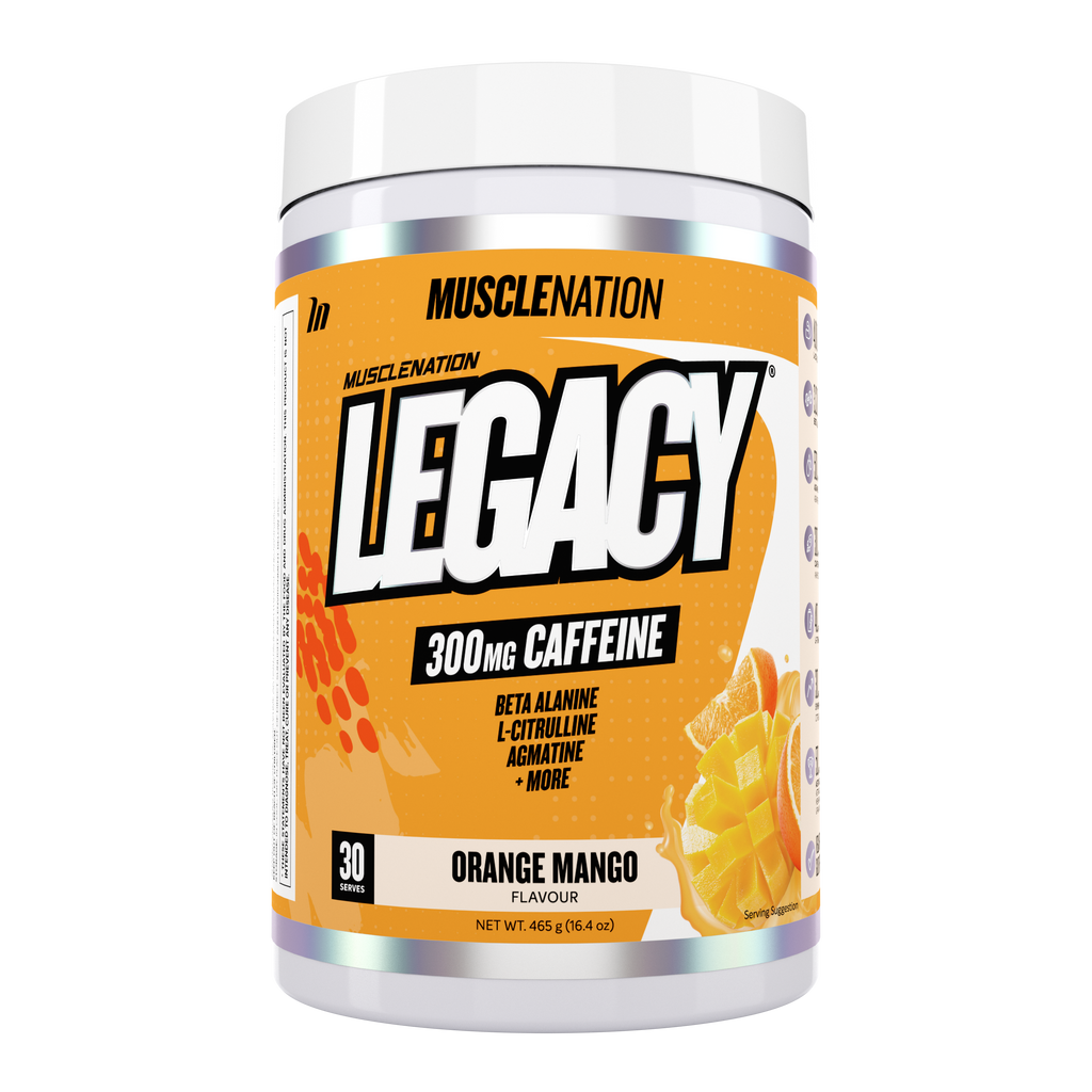 LEGACY Pre Workout Energy - Orange Mango - 30 serves – Muscle Nation