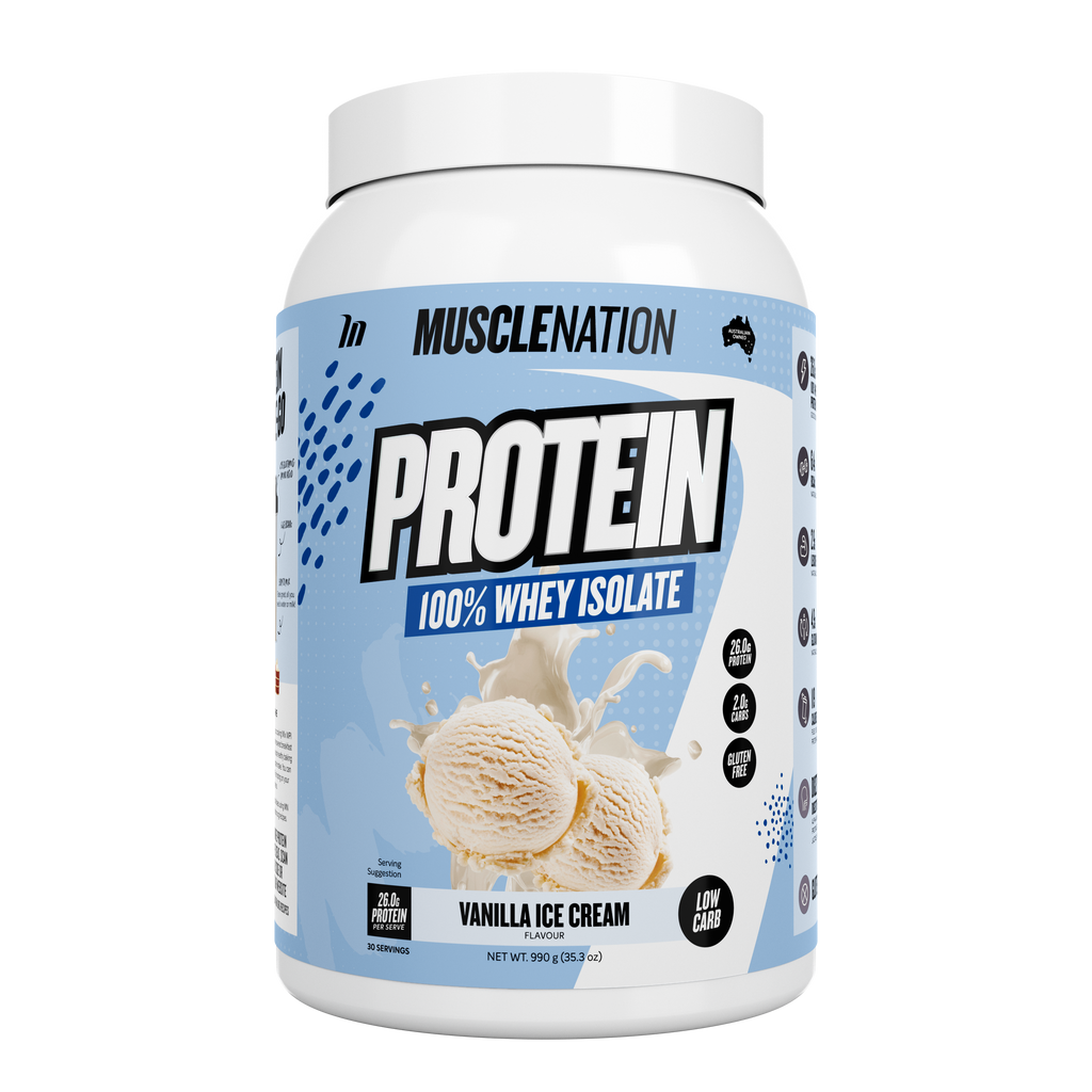 WHEY Protein Isolate - Vanilla Ice Cream - 30 serves – Muscle Nation