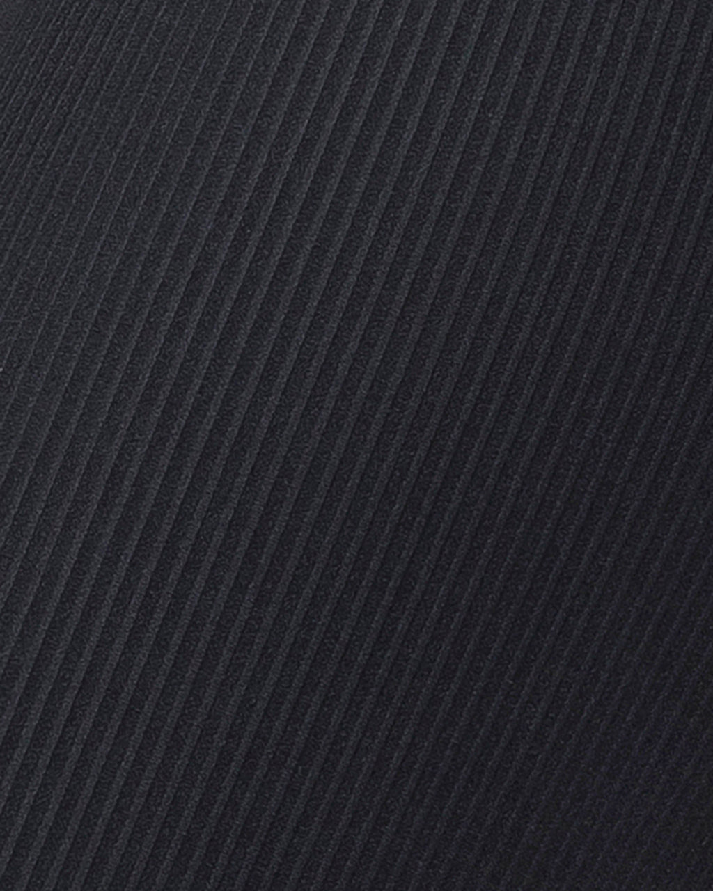 Zero Rise Rib Ankle Length Leggings - Black (Silicone Logo) - Muscle Nation