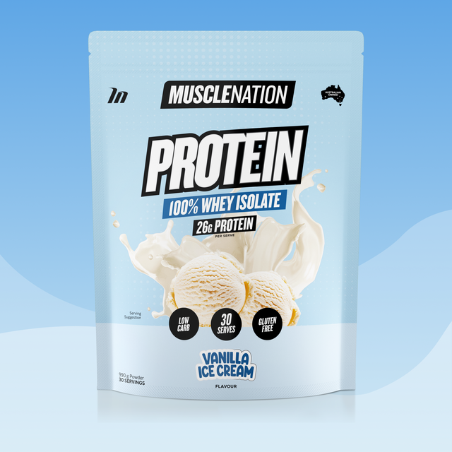 WHEY Protein Isolate - Vanilla Ice Cream - 30 serves – Muscle Nation