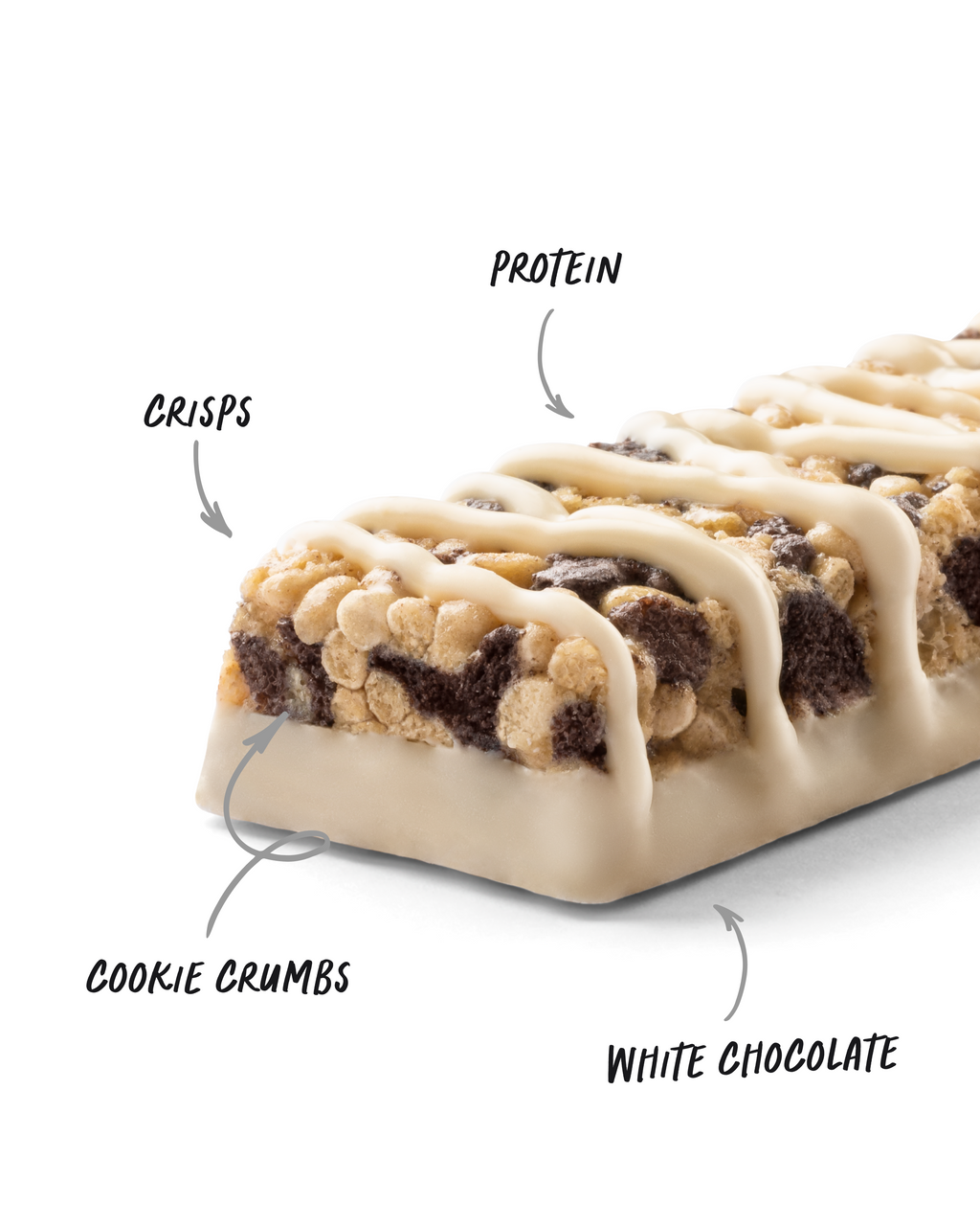 CRISP Protein Bar - Cookies & Cream - Box of 12 – Muscle Nation