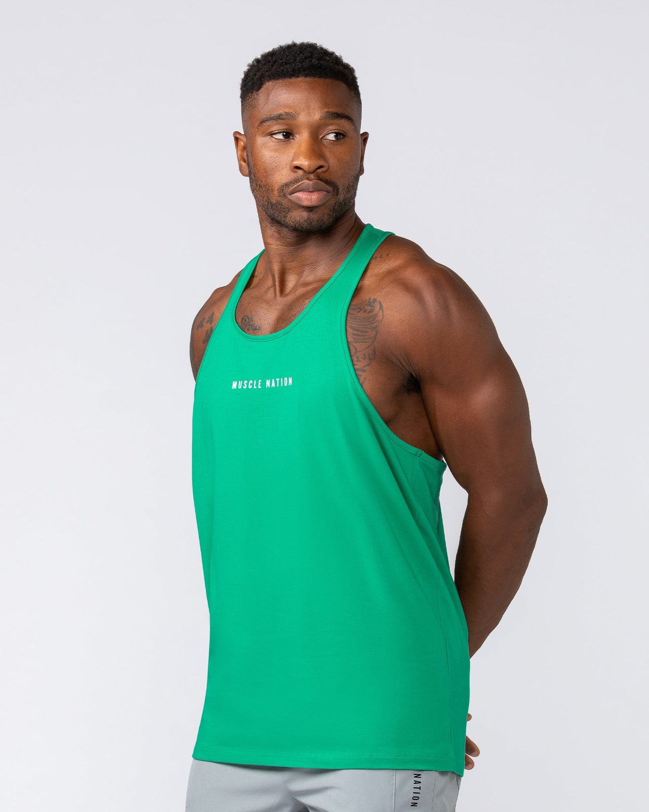 Infinite Y Back Singlet - Clover – Muscle Nation