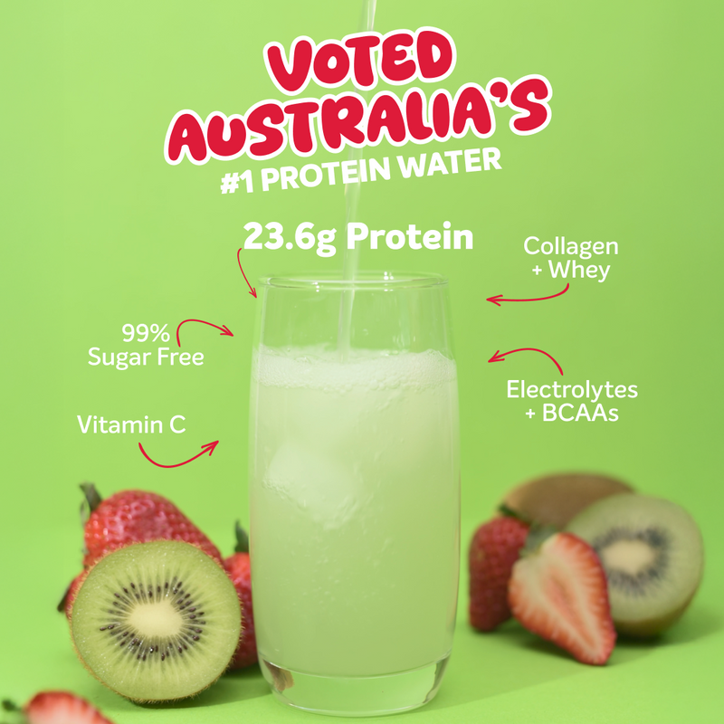 PROTEIN WATER - Kiwi Strawberry - 25 serves – Muscle Nation