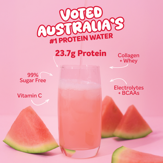 PROTEIN WATER - Watermelon - 25 serves 750g – Muscle Nation