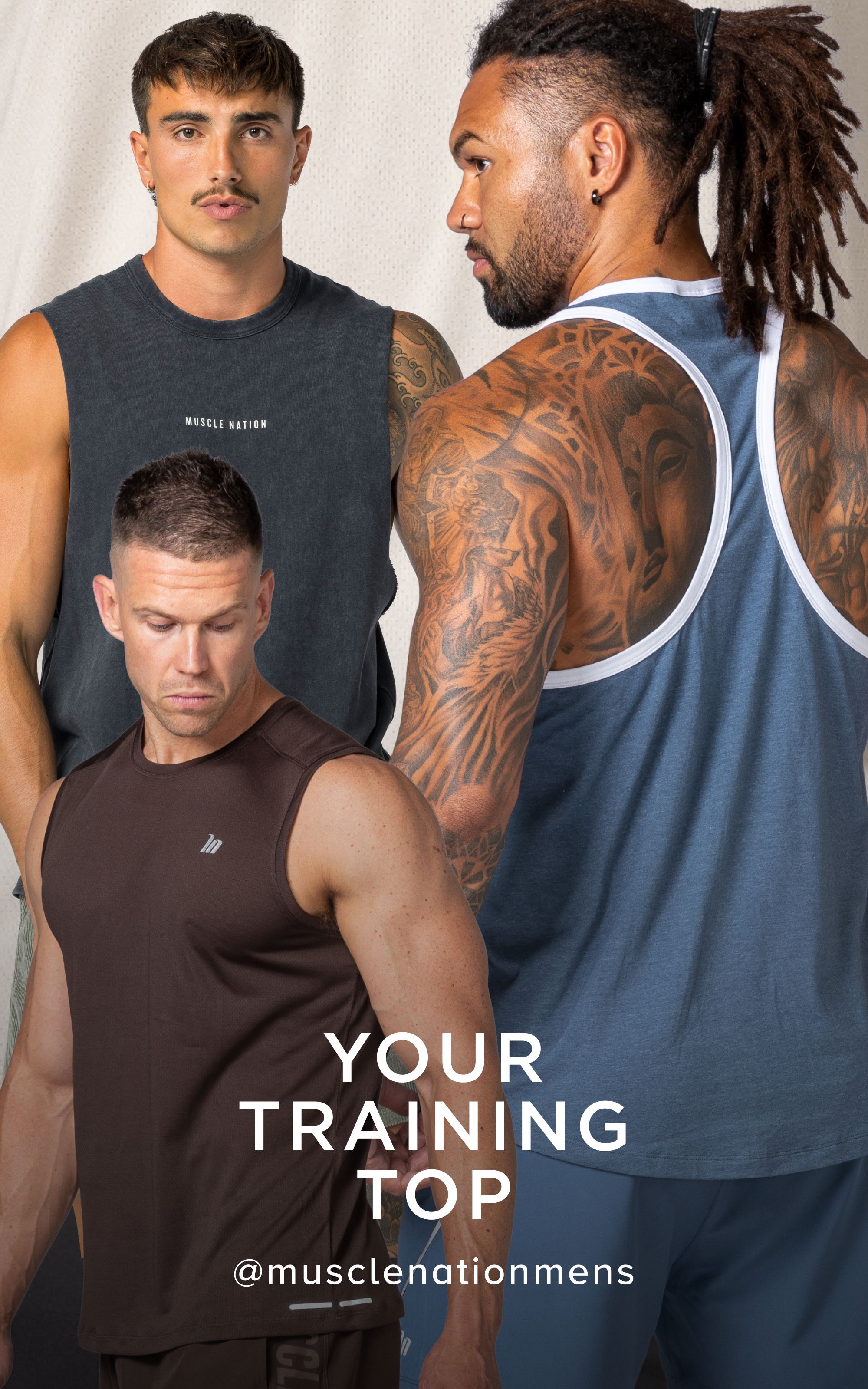Mens Gym Tops – Muscle Nation