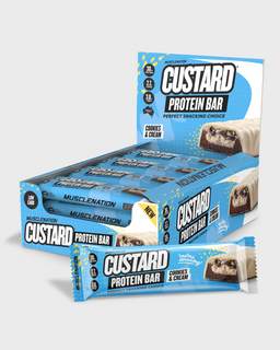 CUSTARD Casein Protein - Cookies & Cream - 25 serves - Muscle Nation
